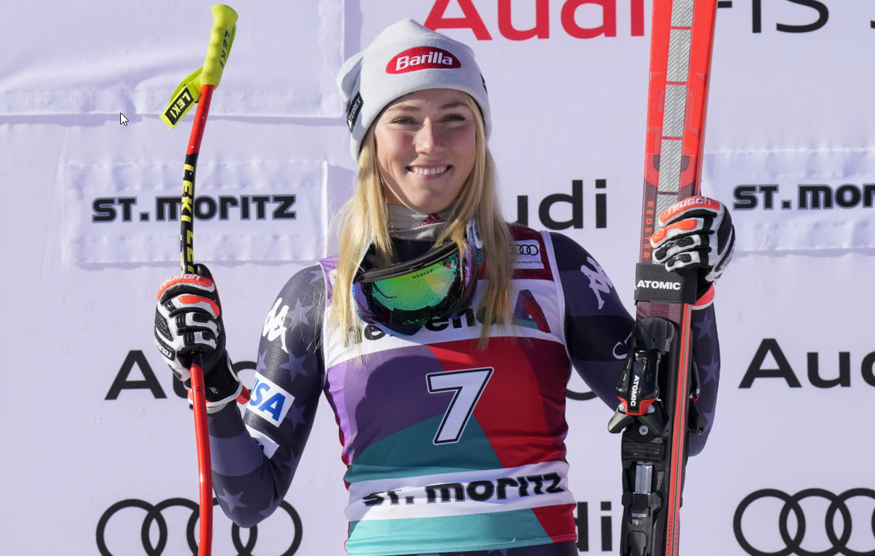 Со триумфот во Сент Мориц, Американката Шифрин ја делат три победи од ...