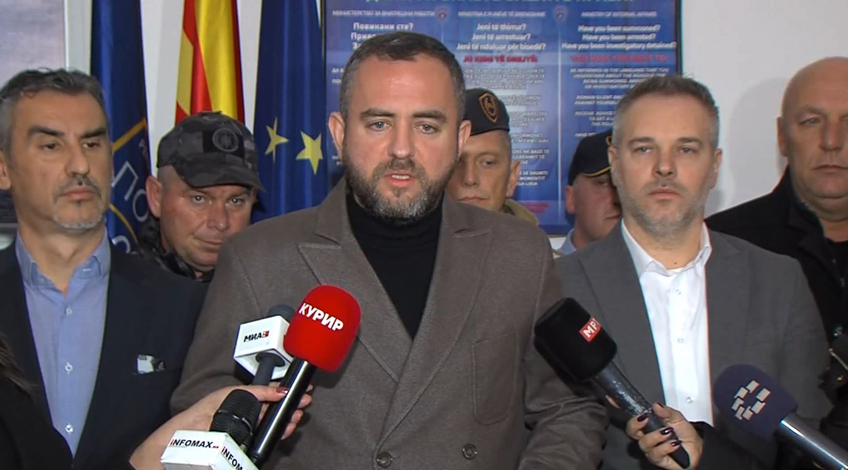 МВР постапува за сквернавењето на знамето Сител Телевизија